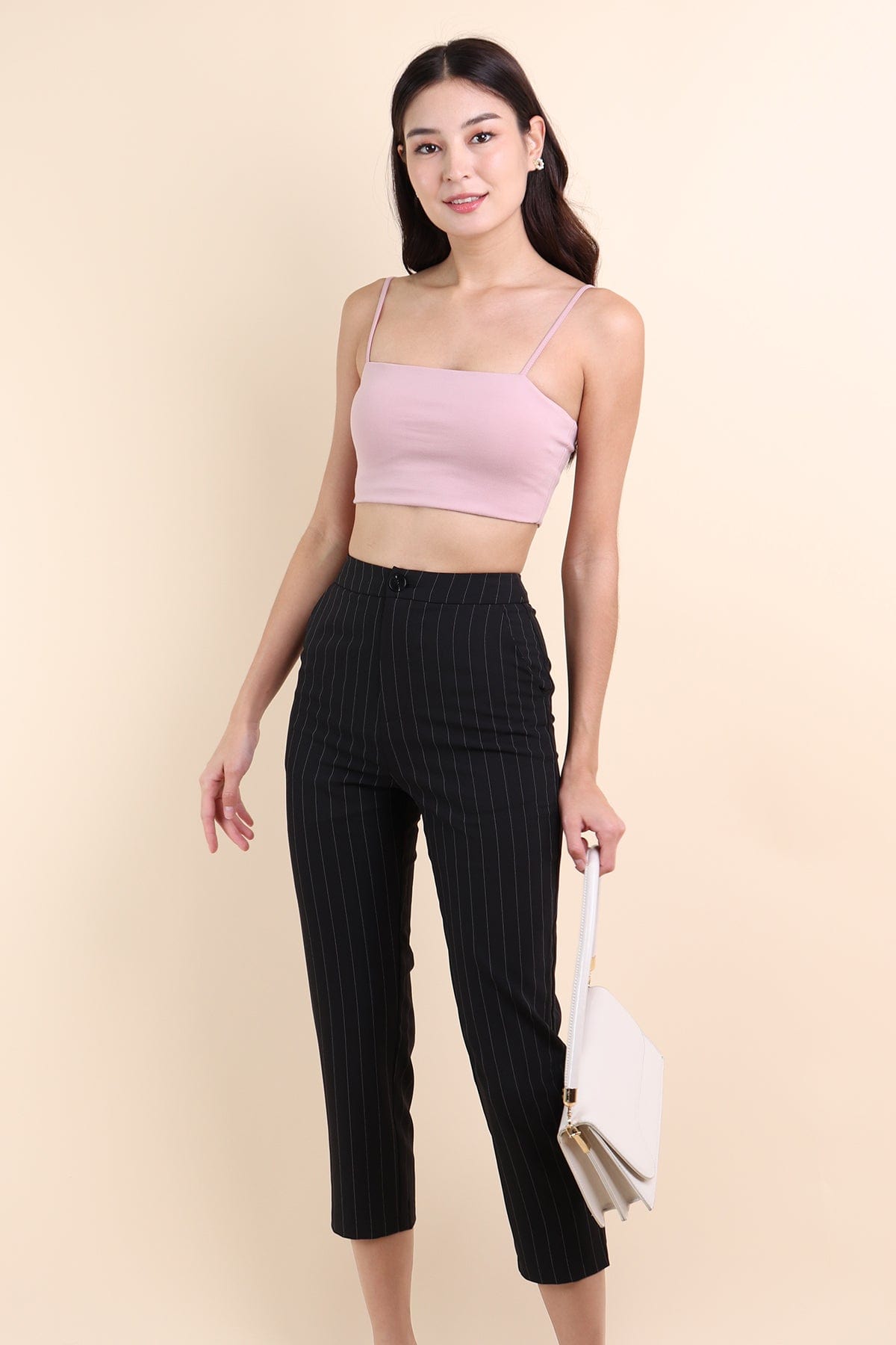 CLEO TAILORED PANTS IN BLACK | NEONMELLO
