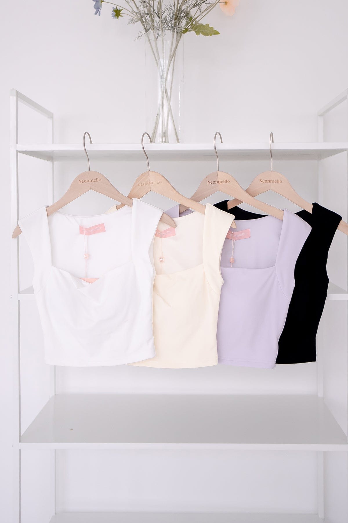 LARA PADDED BASIC TOP IN BUNDLE | NEONMELLO