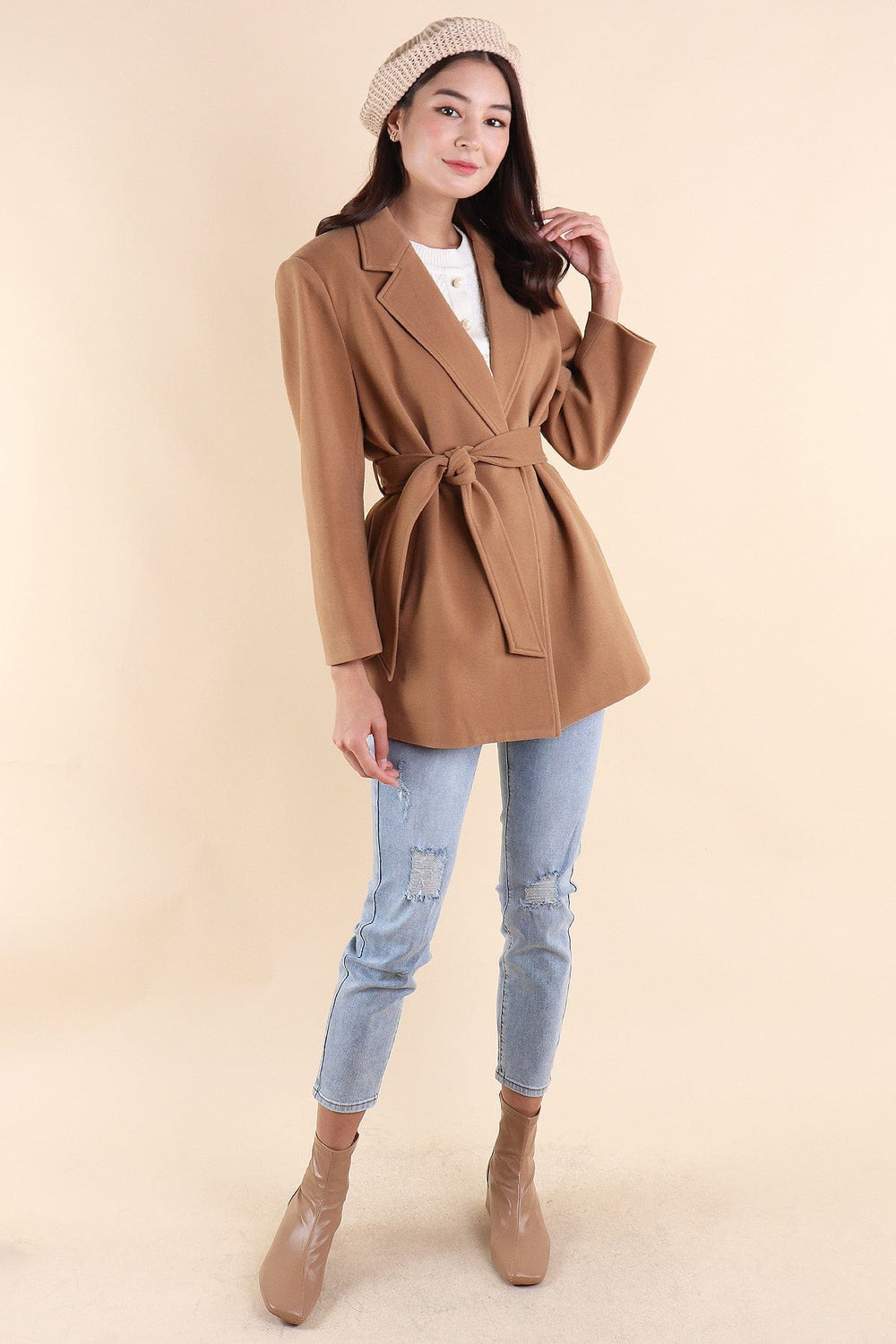 NARNIA WINTER COAT IN KHAKI | NEONMELLO