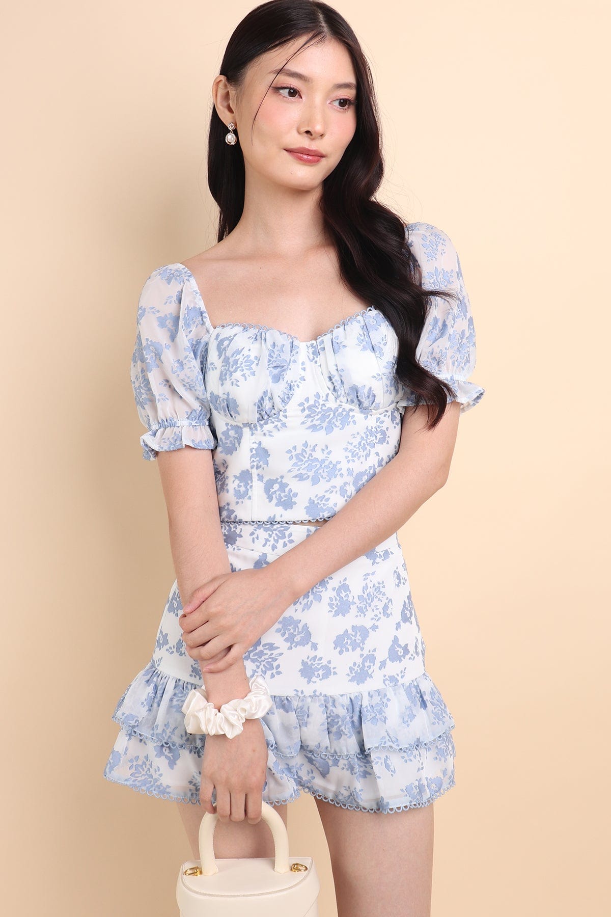 MAKIKO 2-PC SET IN BLUE | NEONMELLO