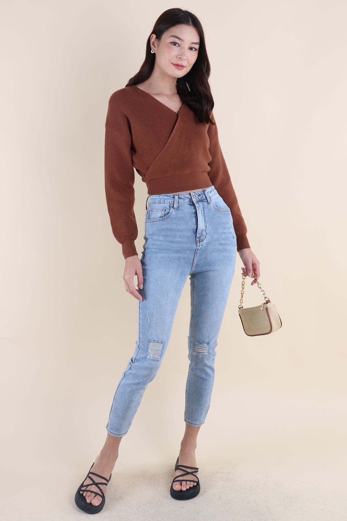 RESTOCKED** DAPHNE DENIM SKINNY JEANS IN LIGHT WASH | NEONMELLO