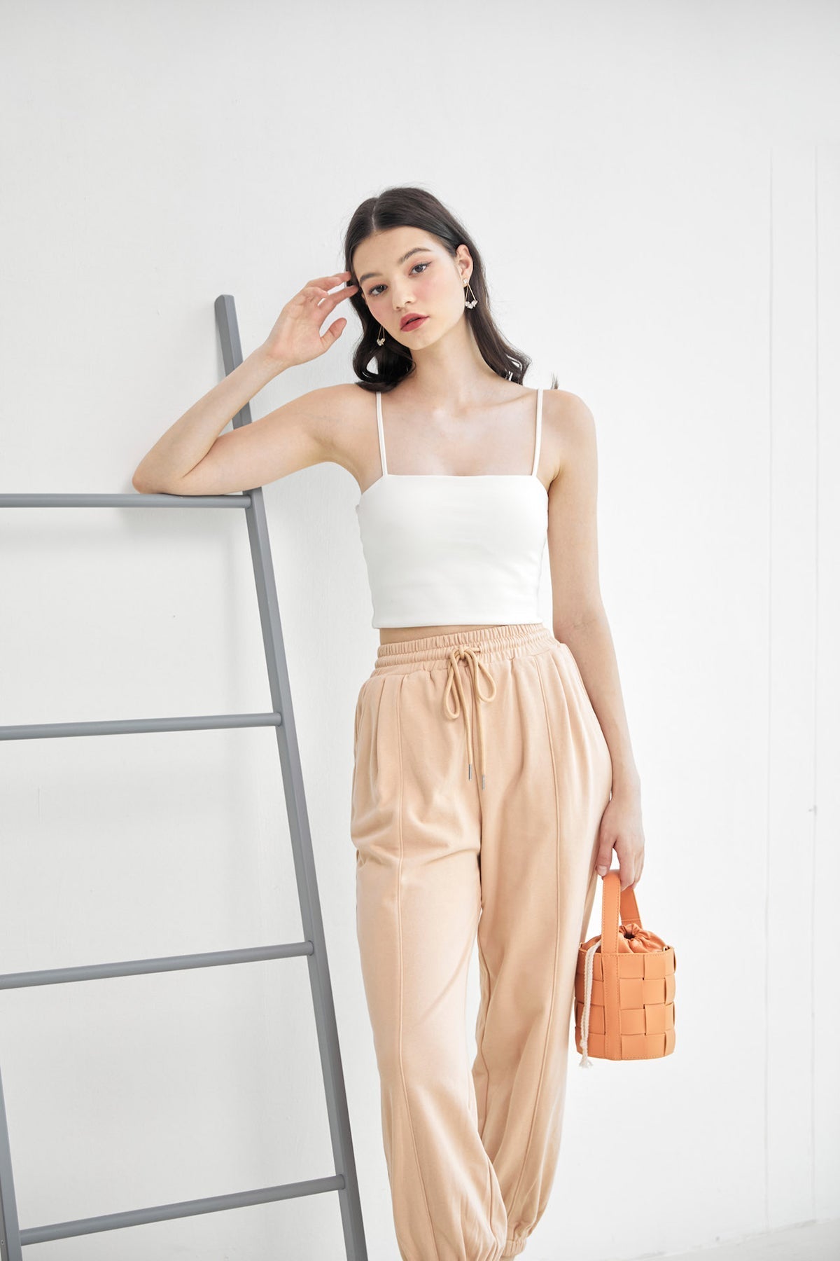 RESTOCKED** ZORA PADDED SPAG TOP IN WHITE | NEONMELLO