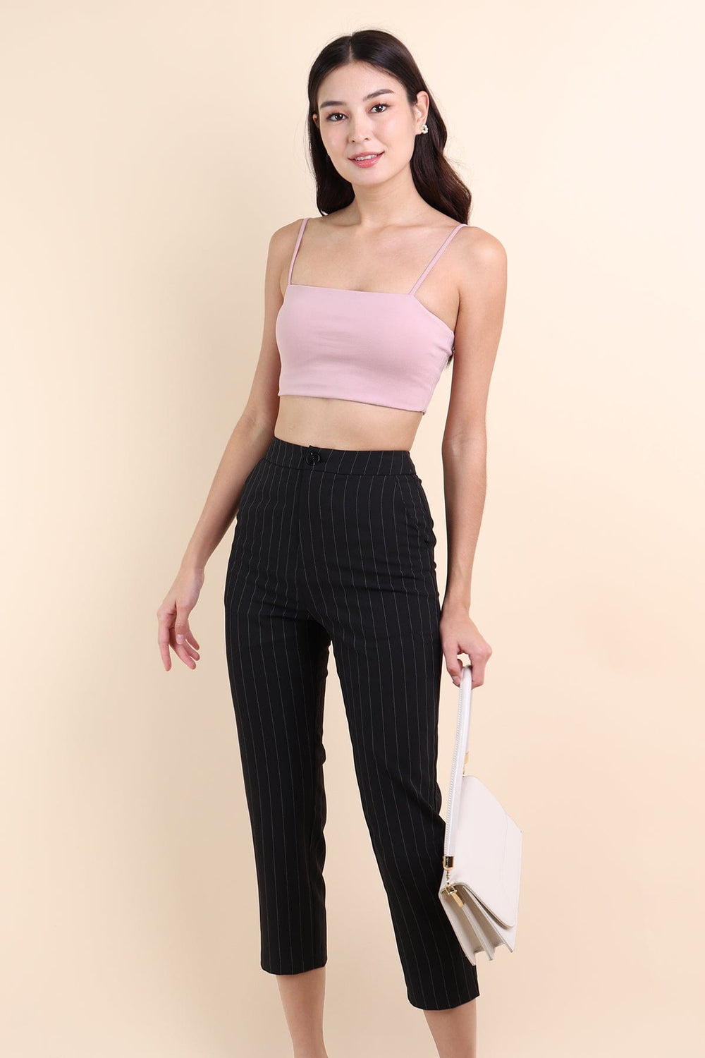 CLEO TAILORED PANTS IN BLACK | NEONMELLO